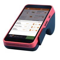 China 58mm Thermal Printer Handheld POS Device Android 6.0 5.5 Inch Screen for sale