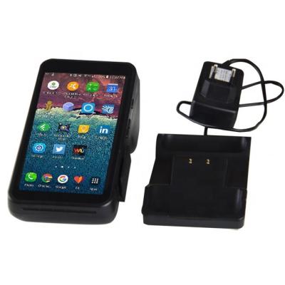 China Bateria Mais de 3000mAh * 2 7.4V Máquina POS portátil clássica A5 com tela sensível ao toque de 5,5 polegadas à venda