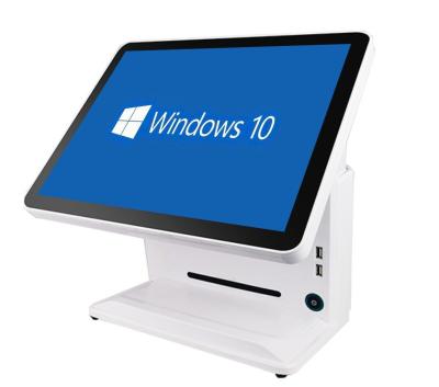China Serviço de usuário personalizado Kiosco de pagamento de desktop HDD-400 com tamanho de exibição principal selecionável e placa-mãe J1800/J1900/Rk3288 à venda