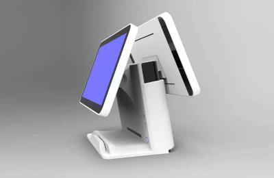 China Serviço de usuário personalizado Kiosco de pagamento de desktop HDD-400 com tamanho de exibição principal selecionável e placa-mãe J1800/J1900/Rk3288 à venda