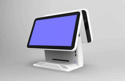 China Serviço de usuário personalizado Kiosco de pagamento de desktop HDD-400 com tamanho de exibição principal selecionável e placa-mãe J1800/J1900/Rk3288 à venda