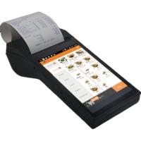 China Android Handheld POS Terminal with 80mm Printer NFC WiFi BT 1.383kg for sale