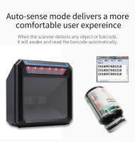 China Stm32 CPU Automatic Barcode Scanner 500scans/sec 1D 2D QR Code Reader for Supermarket POS System for sale