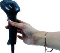 China SC-R7 Barcode QR Code Scanner 2D Laser Scanner Plastic 19cm x 10.5cm for sale