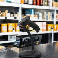 China Wireless Barcode Scanner 300scans/s 1D 2D QR Code Scanner for Retail Warehouse Inventory for sale