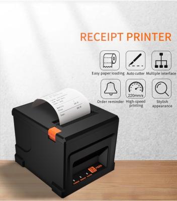 China Impressora de recibos térmicos com cortador automático e lembrete de encomenda para restaurante de cozinha bancária à venda