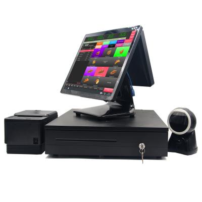 China All-in-One Dual Screen POS System with Capacitive Touch Screen and Thermal Printer for sale