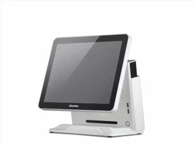 Cina 15/15.6 pollici Capacitive Touch Screen POS System con stampante termica esterna da 80 mm in vendita