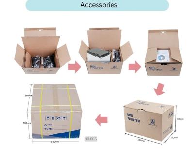 China Mini Style POS Printer met USB LAN Serial BT-ondersteuning en meertalige ondersteuning Te koop