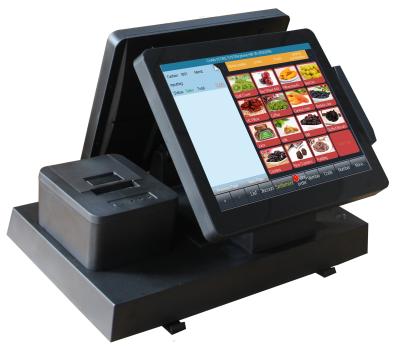 China Conveniente sistema POS todo-em-um com sistema de operação Win10 e impressora incorporada à venda