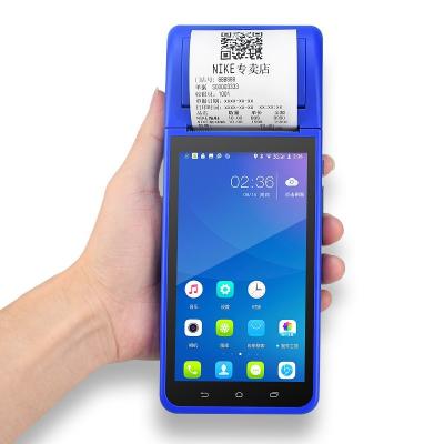 China Painel de toque capacitivo Android 8.1 POS Terminal A5N com impressora térmica embutida de 58 mm à venda