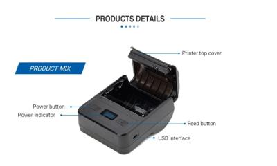 Cina Stampa termica portatile a interfaccia tipo C per macchine POS in logistica o ristoranti in vendita