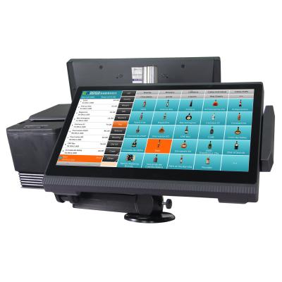 China Optioneel gewichtsschaal en ingebouwde thermische printer POS-systeem voor kledinghandel Te koop