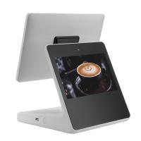 China 15.6 Inch Dual Screen POS System with 11.6 Inch Customer Display Capacitive Touch Panel ABS Plastic for sale
