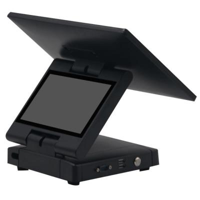 Cina 880 POS all in one con secondo schermo display Full HD 1080P e lettore di schede MSR in vendita