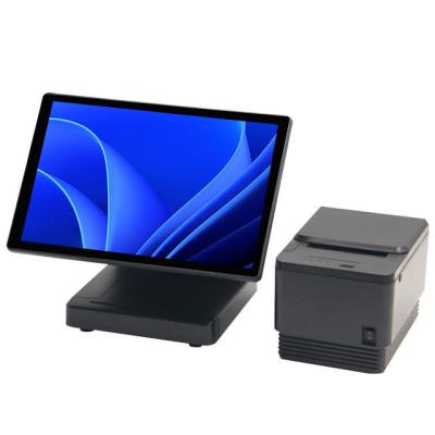 Cina 880 POS all in one con secondo schermo display Full HD 1080P e lettore di schede MSR in vendita