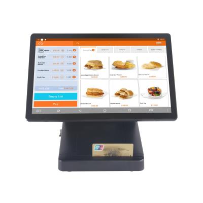 China Máquina de sistema POS dobrável HDD-880 com tela HD dupla e 2GB/4GB/8GB/16GB DDR3 RAM à venda