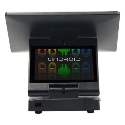 China Máquina de sistema POS dobrável HDD-880 com tela HD dupla e 2GB/4GB/8GB/16GB DDR3 RAM à venda