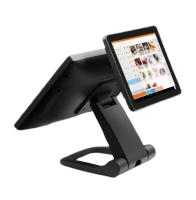 China 280F 15 Inch Foldable Aluminum Alloy POS System with Main Display and SDK for sale