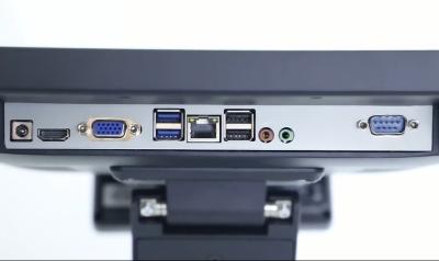 Cina SDK Funzione 15/15.6'' Sistema POS pieghevole Display principale con LED/VFD/9.7'' 2nd Display e 64G SSD Storage in vendita