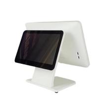 China 15.6 Inch Dual Screen POS System with Windows Android Support Plastic Iron Cash Register for sale