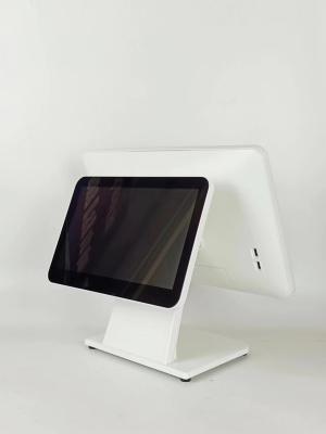 中国 Win10/Android SDK 15/15.6インチチェックアウトターミナル LED/VFDディスプレイ 黒または白 販売のため