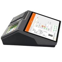 China Fast Food POS Machine 10 Point Capacitive Touch Panel Built-In 58mm Thermal Printer for sale