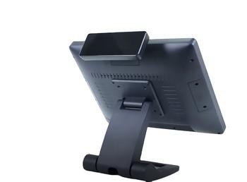 Cina Macchine POS per piccole imprese e negozi al dettaglio con sistema Win a doppio schermo regolabile in vendita