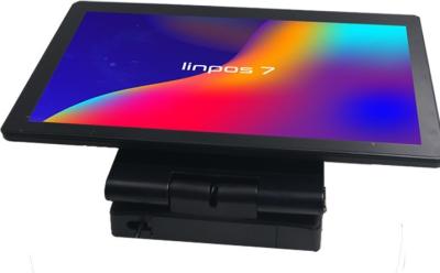 China Máquina POS dobrável com tela dupla, suporte a Android e leitor de cartões MSR à venda
