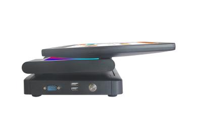 China Máquina POS dobrável com tela dupla, suporte a Android e leitor de cartões MSR à venda