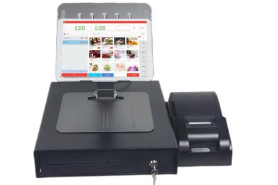 Cina Macchina POS tablet pieghevole con display IPS da 9,7 pollici e cassetto per la vendita al dettaglio in vendita