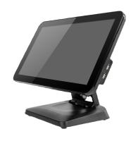 China 15.6 Inch Capacitive Touch Screen POS Terminal Android Windows 6 USB Ports for sale