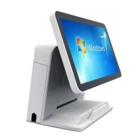 China 15.6 Inch Capacitive Touch Screen POS System with LED8 Display Win10 Android for sale