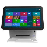 China 15.6 Inch Capacitive Touch Screen POS System with LED8 Display Win10 Android for sale