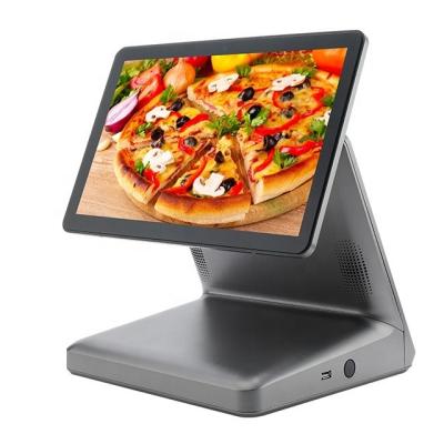 China 15Máquina POS de.6 polegadas Touch Máquina de faturamento de tela dupla POS Caixa Android Terminal POS à venda