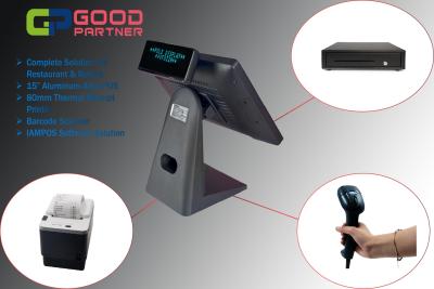 China Máquina POS baseada em liga de alumínio com RK3566 Quad core 2 16 CPU e suporte ao sistema Win à venda