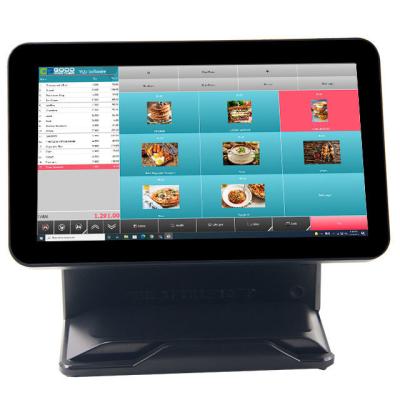 Cina 15.6 pollici Win10/Android cassa con LED8/VFD220 touch screen in vendita