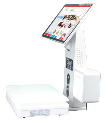 Cina AI Scale All in One Desktop POS System Registratore di cassa con sistema operativo Android 11 in vendita