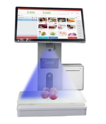 Cina AI Scale All in One Desktop POS System Registratore di cassa con sistema operativo Android 11 in vendita