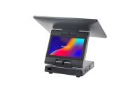 China Android Dual Screen POS System Foldable All In One Cash Register 38cm x 32cm for sale
