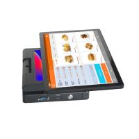 China Android Dual Screen POS System Foldable All In One Cash Register 38cm x 32cm for sale