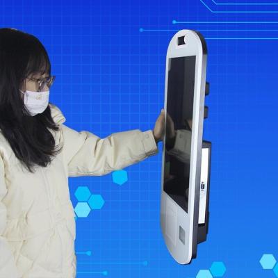 China WIN10/Android Self Service Fast Food Kiosk met thermische printer en QR-code scanner Te koop