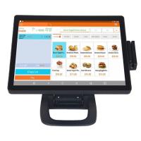 China 15.6 inch Capacitive Touch POS System with 9.7 inch Dual Screen Aluminium Alloy Cash Register for sale