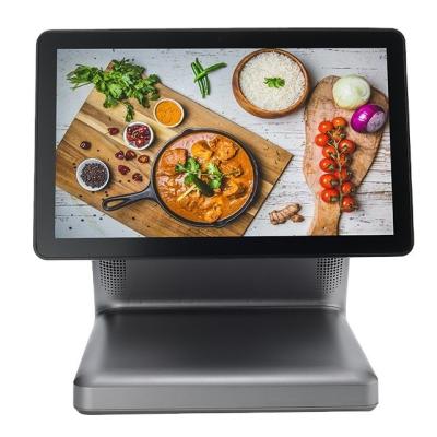 Cina 15.6' HD touch screen principale con 11.6' customer display vendite dirette POS machine in vendita