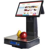 China AI Retail Supermarket Weighing Scale POS Touch Screen 5g Accuracy Android Windows for sale