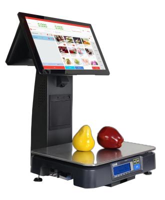Cina Software POS di pesatura del supermercato al dettaglio riconosce con AI touch screen PC/Android Scale in vendita