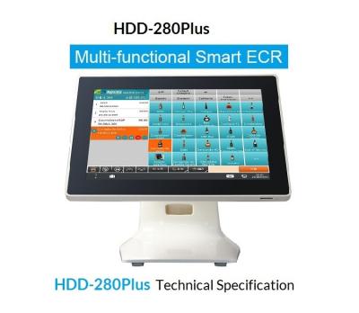 Cina Risoluzione 280 Plus POS Terminal con pannello sensoriale capacitivo e opzione di stampante esterna in vendita