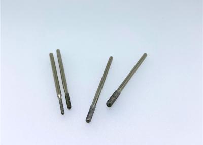 Cina L'estremità di Chrome Diamond Grinding Stones Electroplated Round affusola l'ufficio 25000 giri/min. in vendita