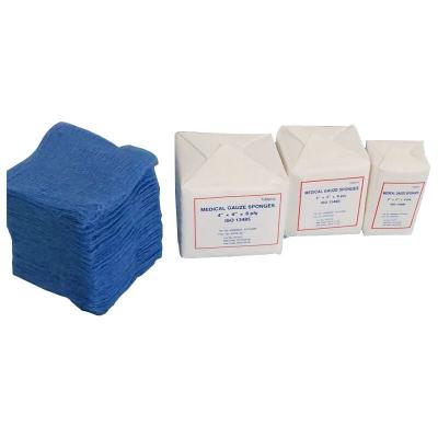 China Professional Fabricators Bleaching 8ply Non Sterile Absorbent Gauze Compress Swab for sale