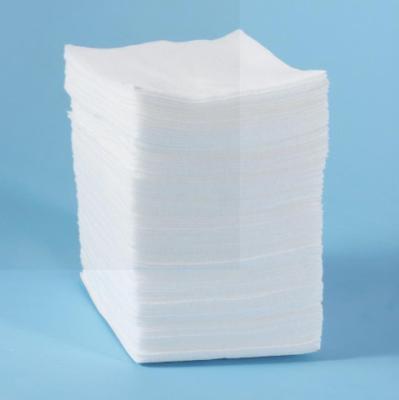 China Non Woven Cotton Pad Wool Surgical Absorbent 85 93 Whiteness CE  FDA Disposable Wound non woven Pad Swab Non Woven Gauze Swab gauze sponge for sale